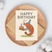 Cute Shrimp Birthday Card - Whimsical Crustacean Greeting Card - Quirky ...
