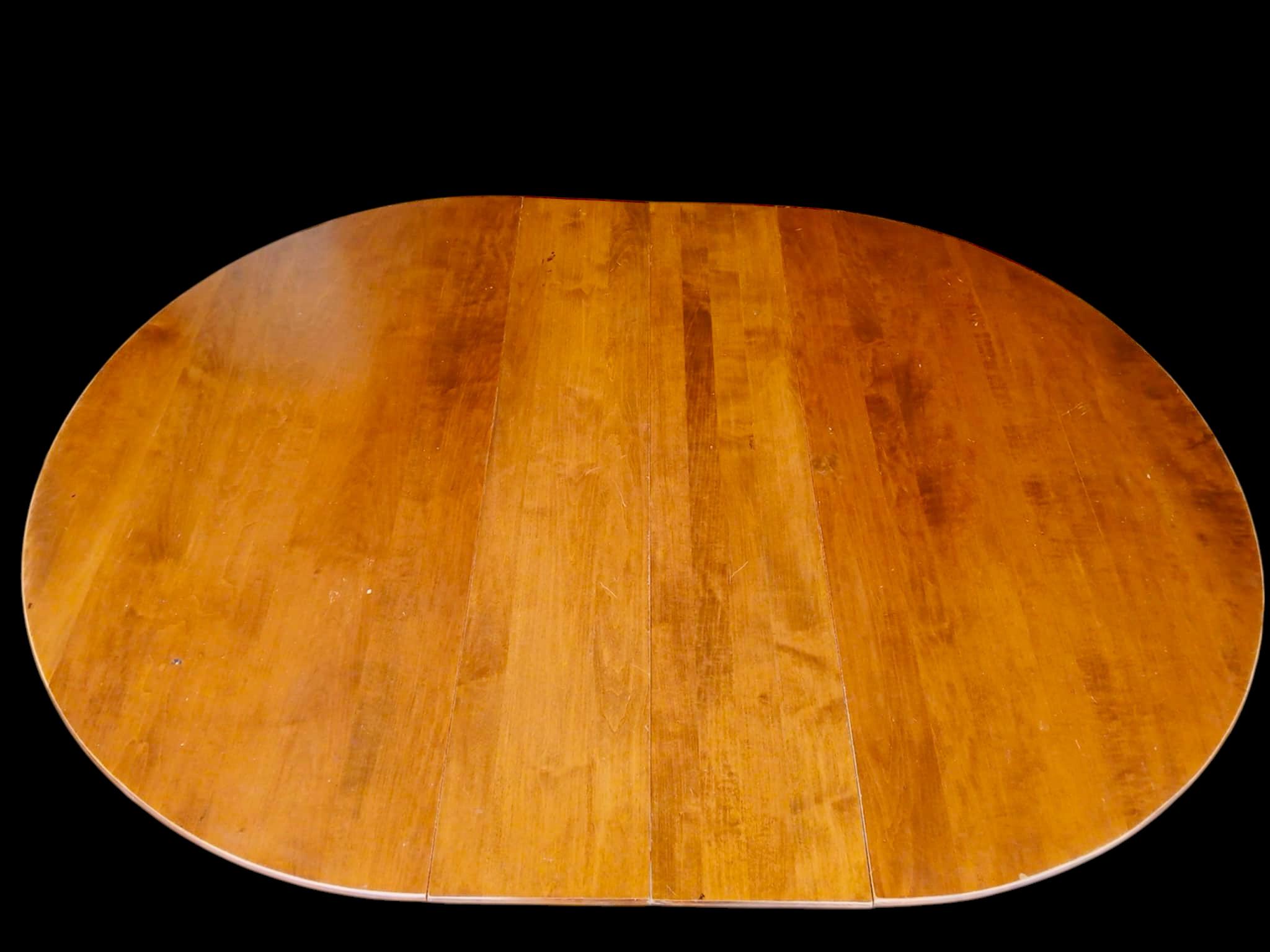 Vintage Tell City Maple 7 Piece Dining Set With Table and Windsor ...