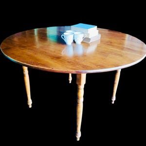 Vintage Tell City Maple 7 Piece Dining Set With Table and Windsor ...