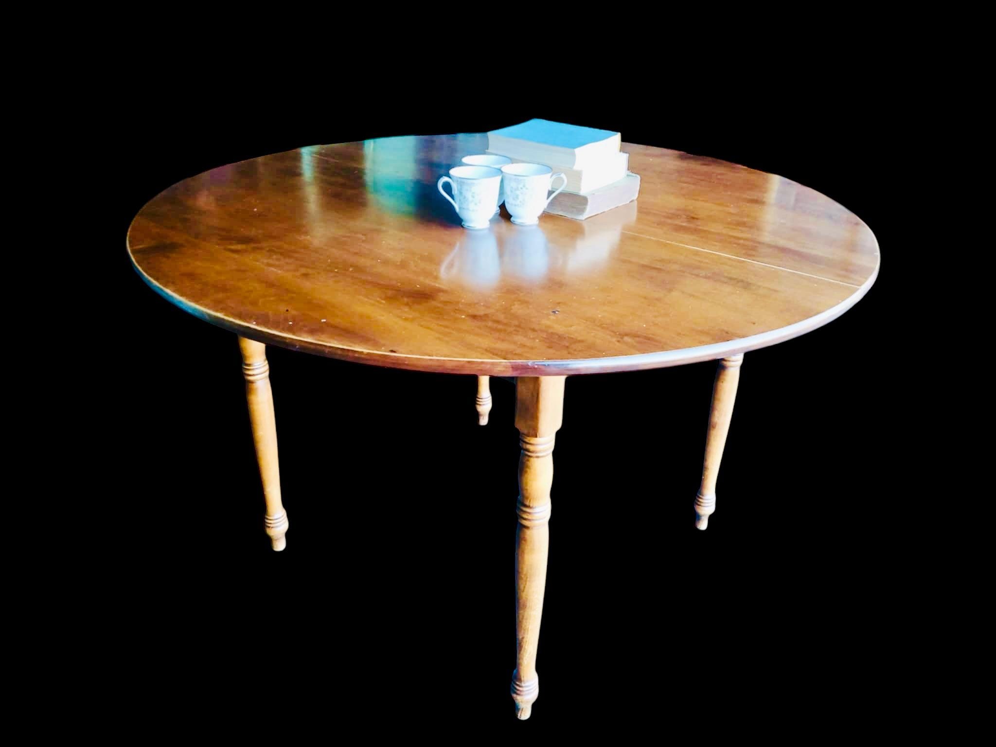 Vintage Tell City Maple 7 Piece Dining Set With Table and Windsor ...