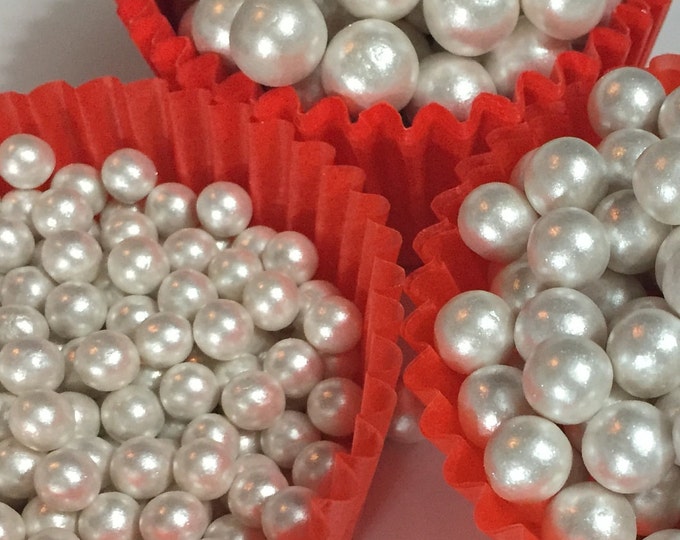 Fondant Edible Pearls, Cake Pearls, Cupcake Pearls, Edible Pearls for ...