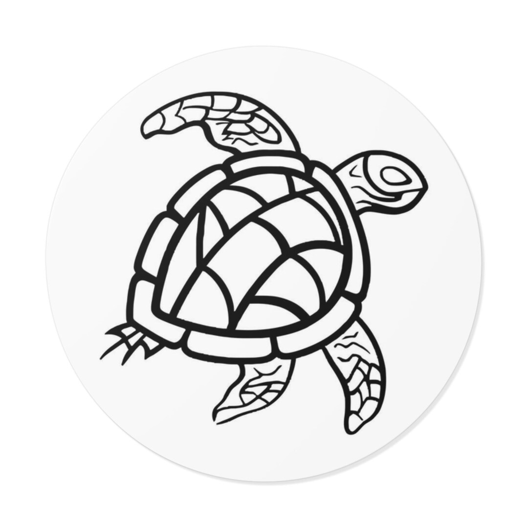 Sea Turtle Vinyl Stickers, Eco-friendly Sticker Pack, Ocean Decor ...