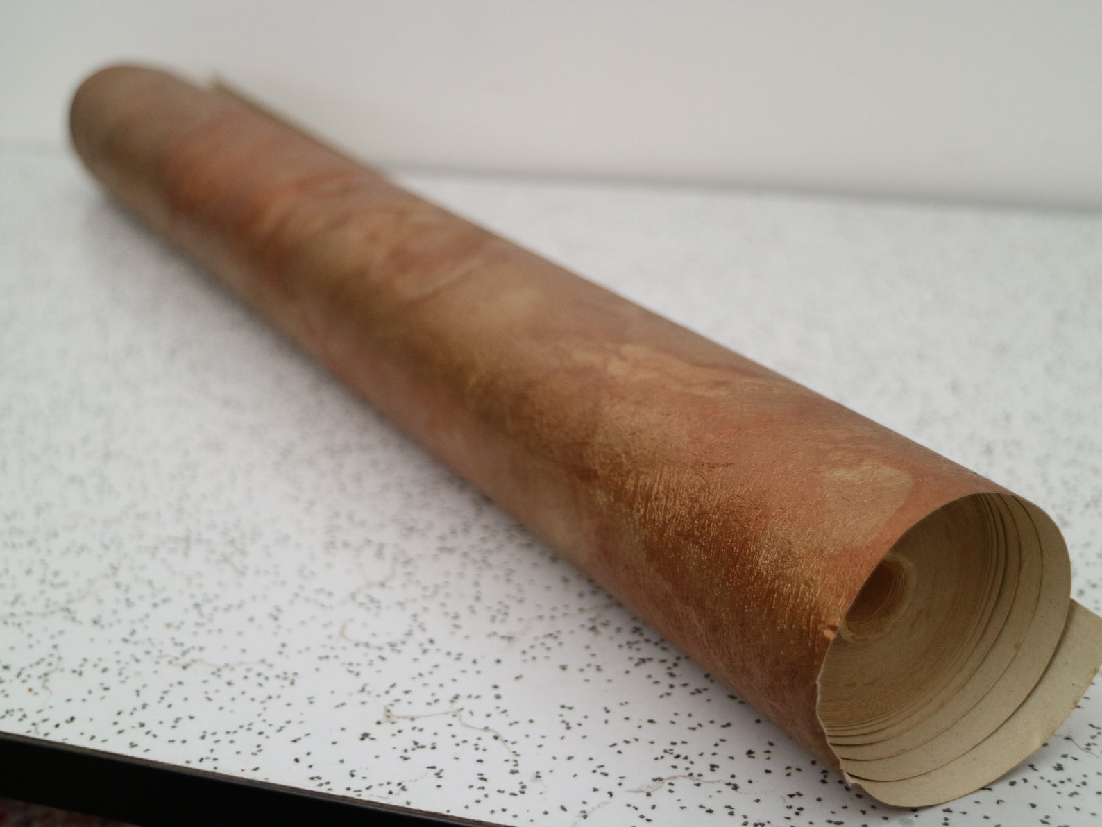 Metallic...vintage Copper Look Wallpaper - Etsy