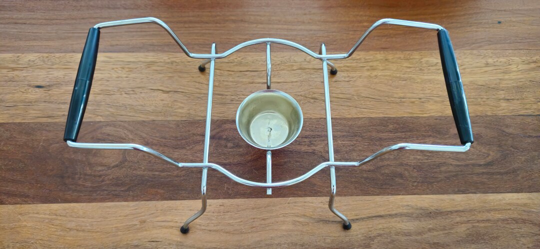 1960s Vintage Metal Wire Cradle for Pyrex or Fire King Casserole Dish ...