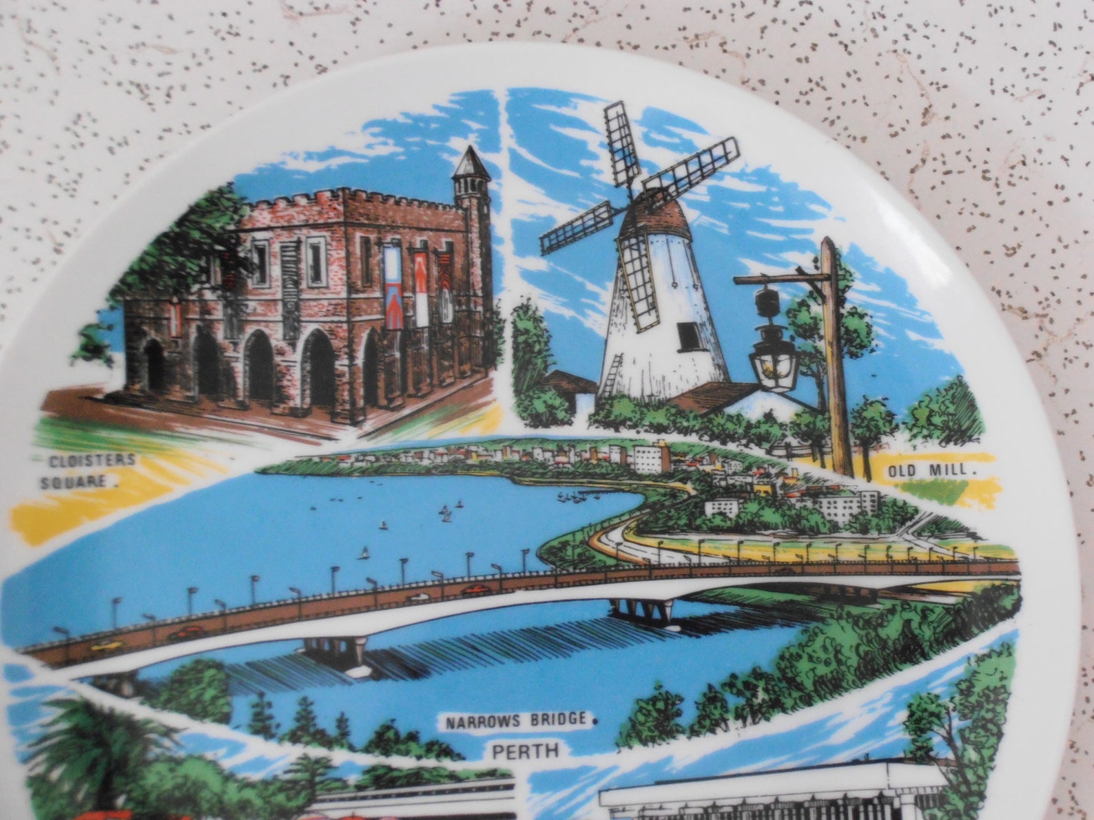 Vintage Souvenir of Perth Australia Ceramic Plate - Etsy