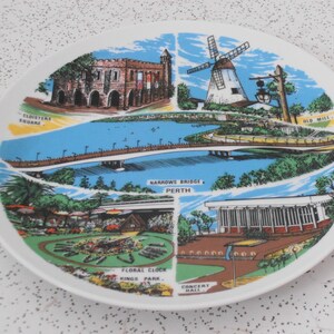 Vintage Souvenir of Perth Australia Ceramic Plate - Etsy