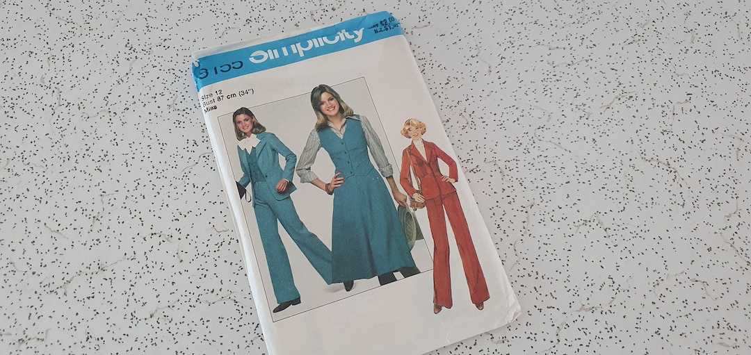 Simplicity 8155...1970s Vintage Sewing Pattern for Ladies Skirt, Pants ...