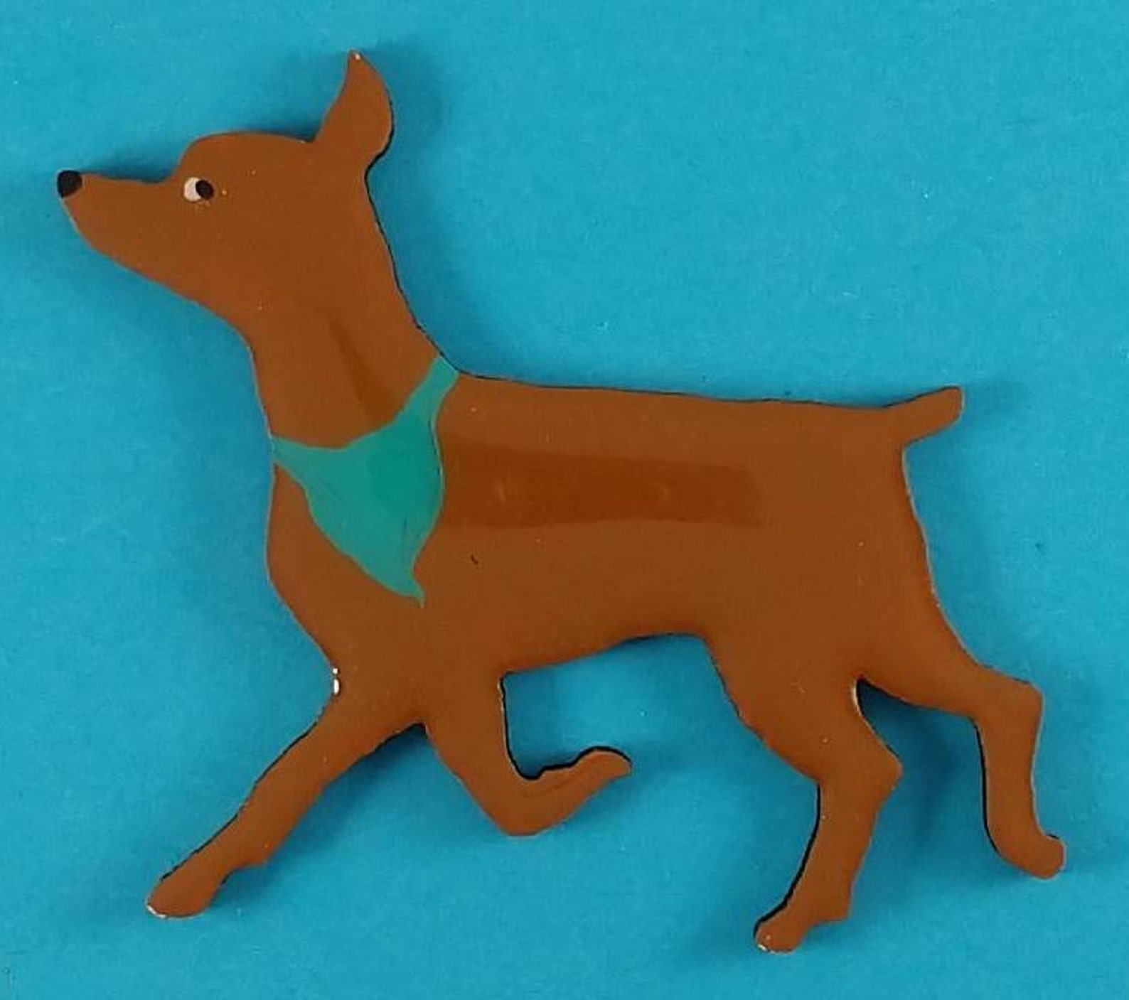 Miniature Pinscher Christmas Pin, Magnet or Ornament SEE ALL PHOTOS for ...