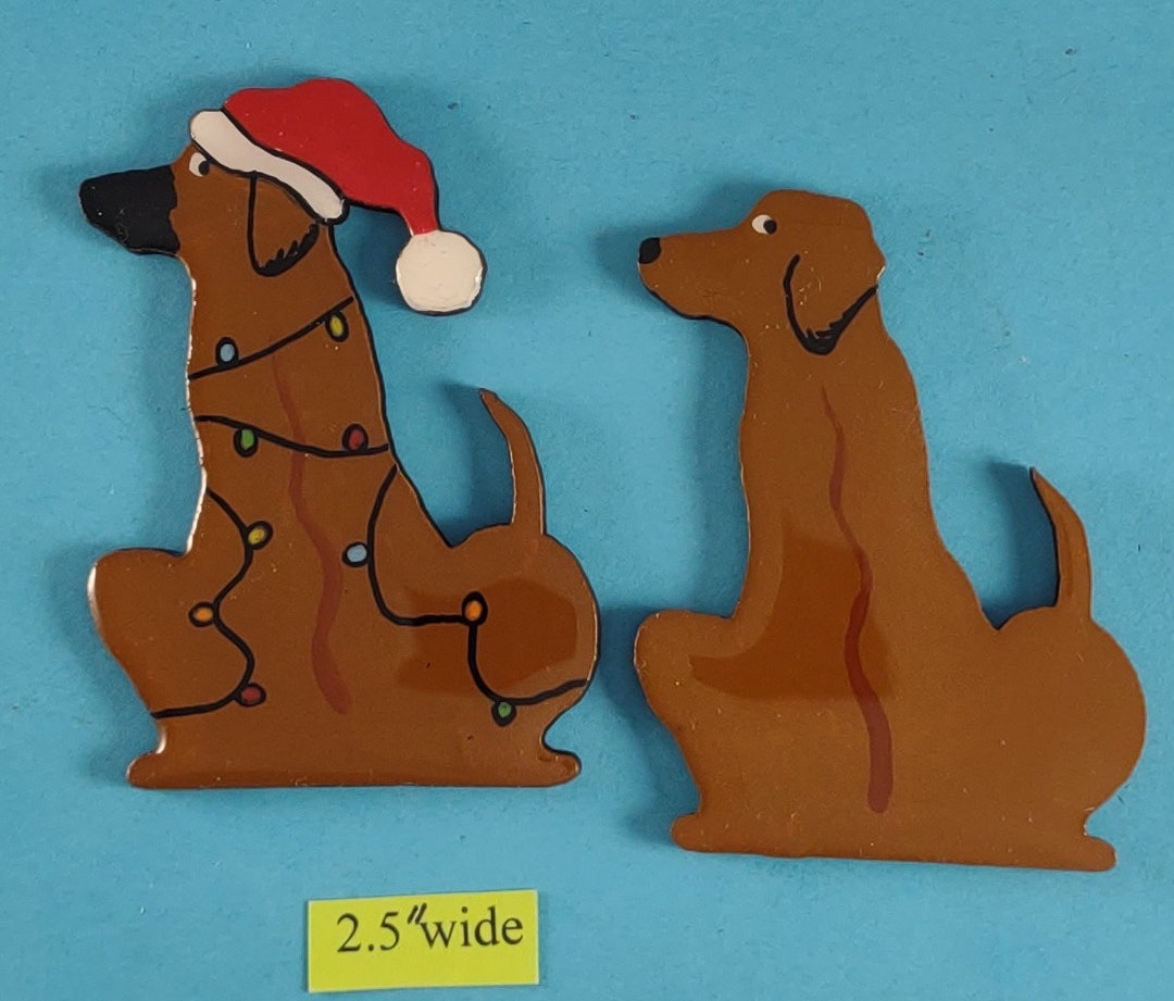 Rhodesian Ridgeback Christmas or Plain Pin, Magnet or Ornament SEE ALL ...