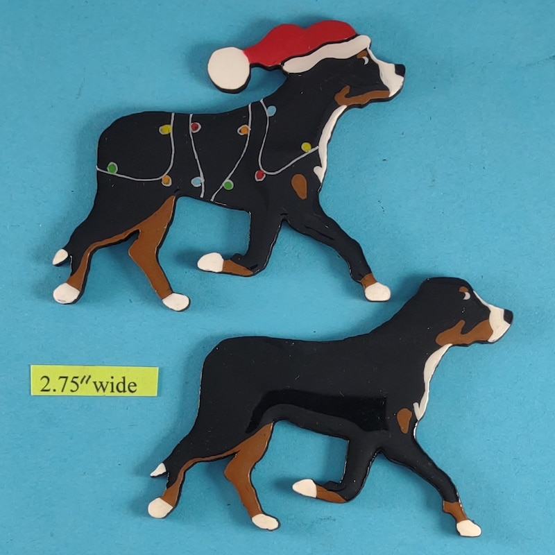 Framed Dog Santa Custom - Etsy