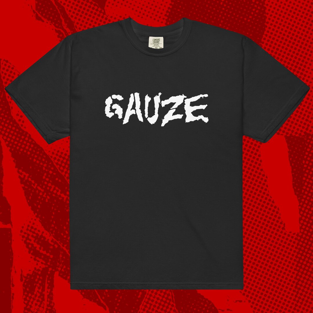 Gauze Logo Shirt | Hardcore Punk Death Side GISM Infest the Comes - Etsy