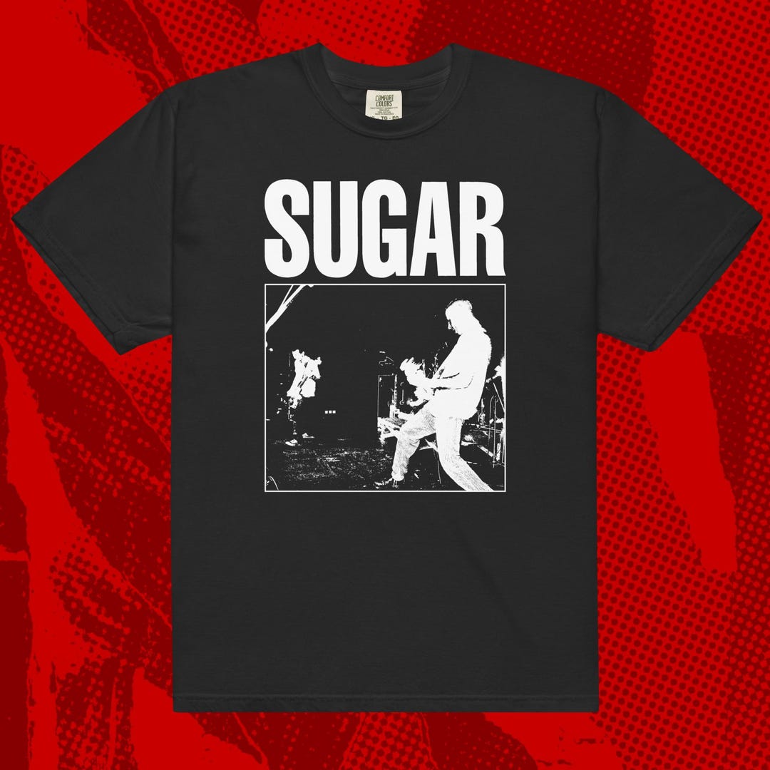 Sugar Live Shirt | Punk Rock Alternative Husker Du Lemonheads ...
