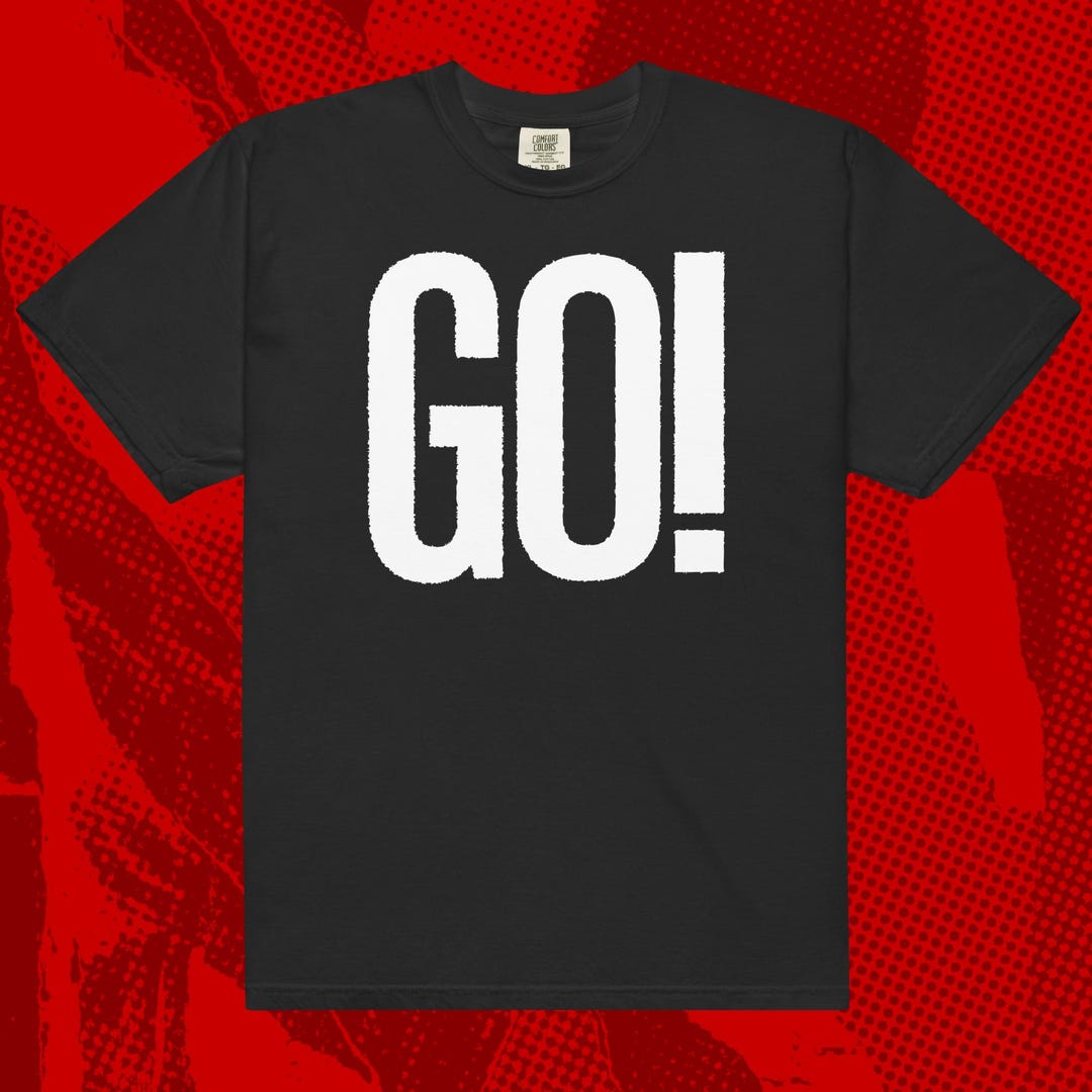 GO! Logo T-shirt | NYHC Hardcore Punk SXE Youth Crew - Etsy