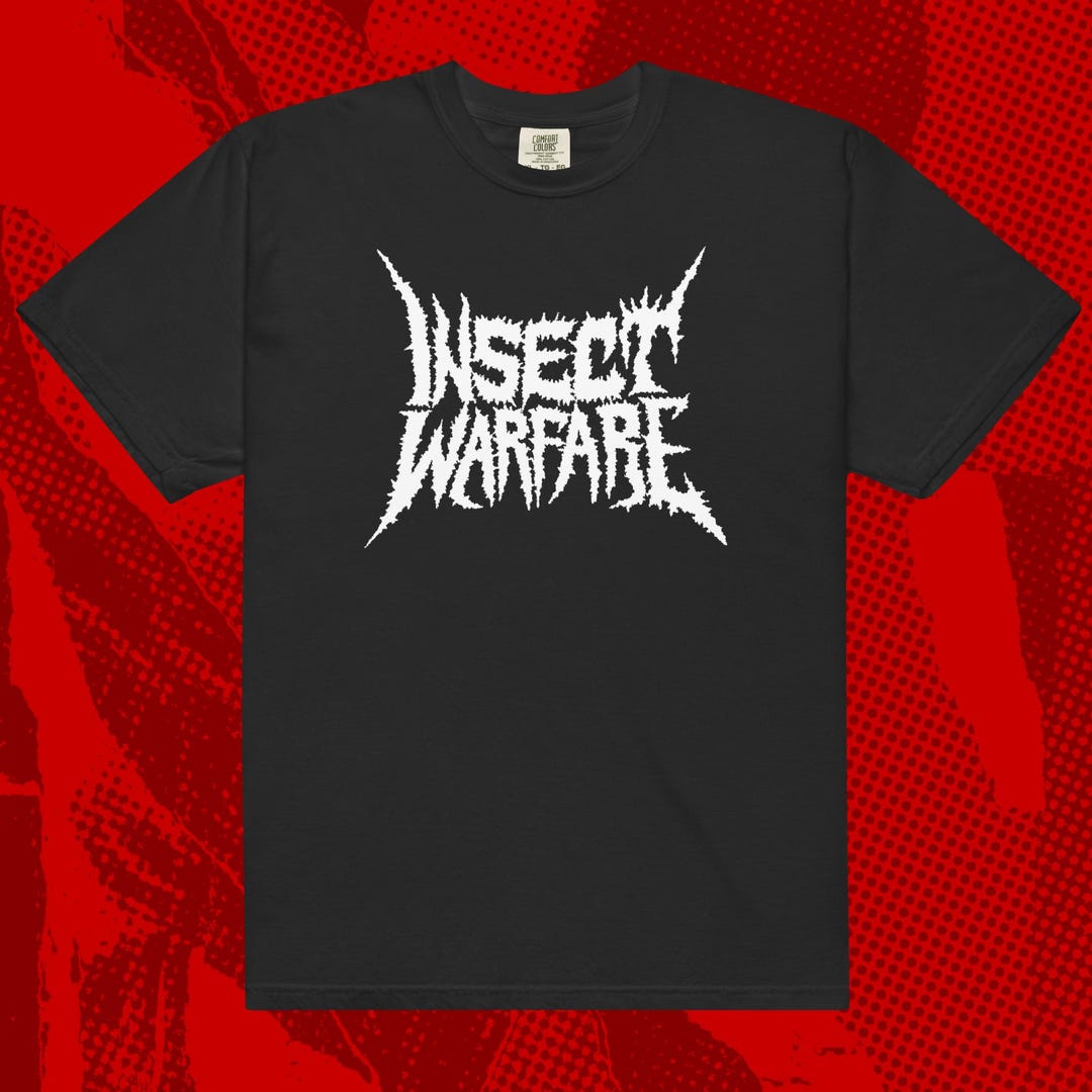 Insect Warfare Logo Shirt | Metal Grindcore Wormrot Nasum Magrudergrind ...