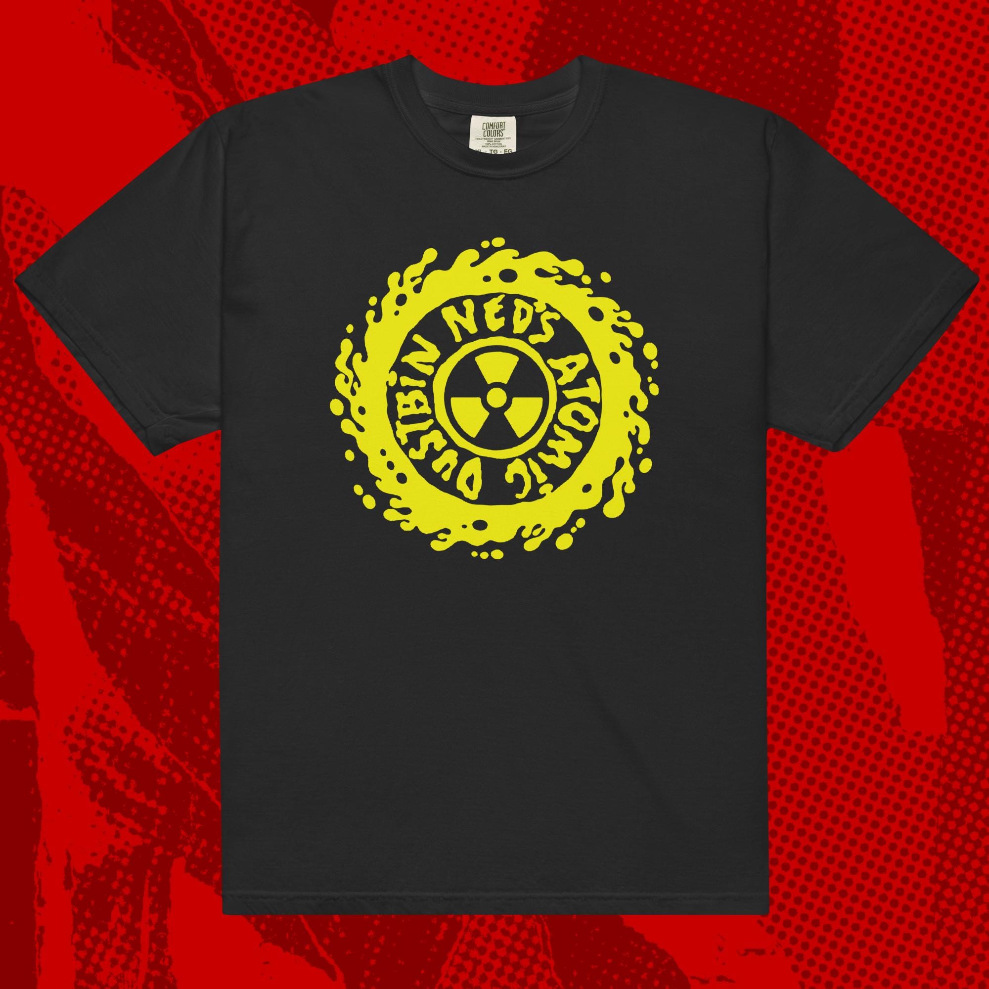Neds Atomic Dustbin T Shirt - Etsy Neds Atomic Dustbin T Shirt - Etsy