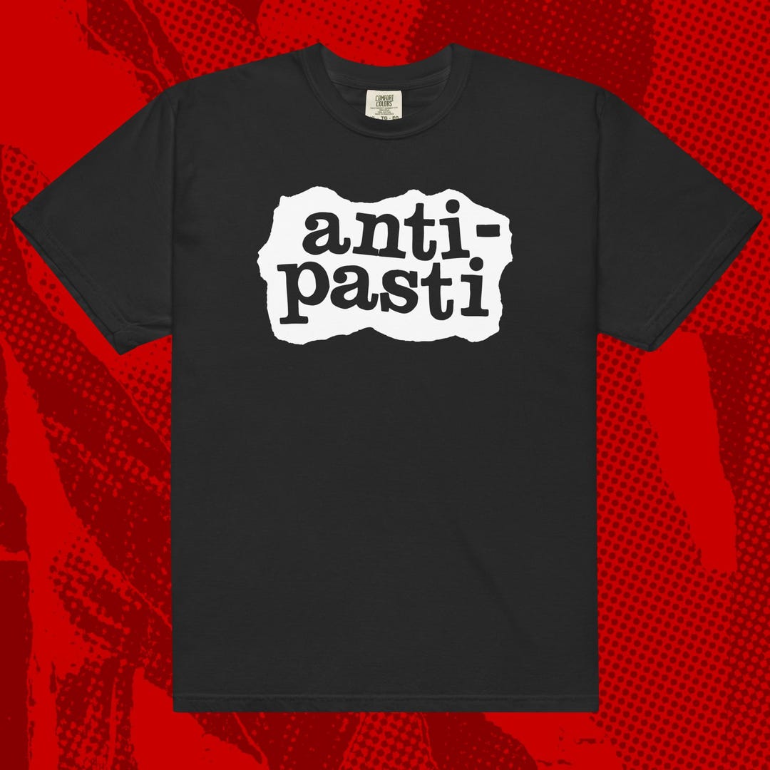 Anti-pasti Logo Shirt | UK82 Punk Violators Red Alert Blitz Partisans ...