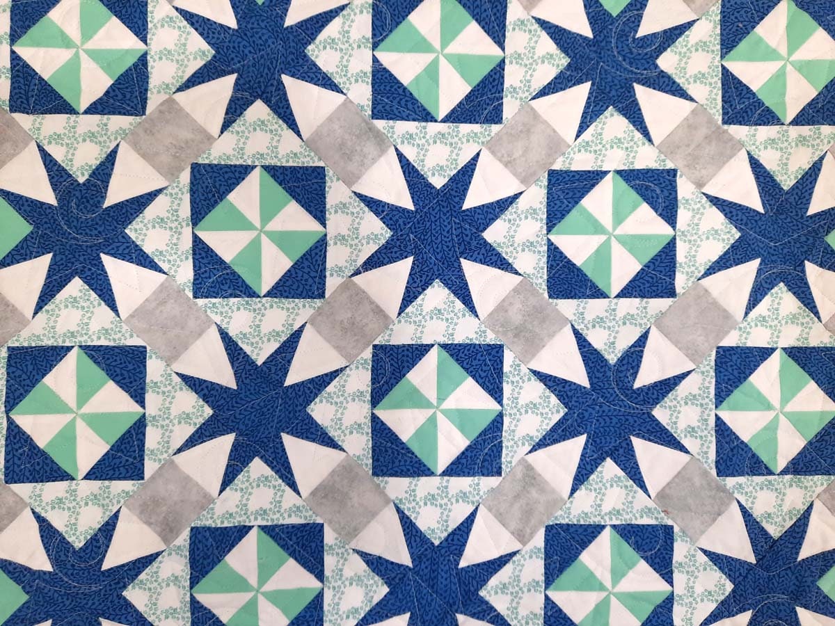 BL178 Blizzard Quilt Pattern 3 Sizes and Accuquilt Friendly, Rotary ...