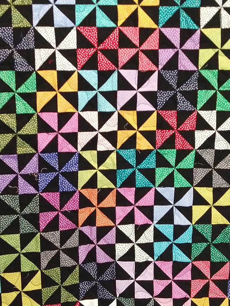BL145 Pinwheel Pop Quilt Pattern From Jelly Rolls by Beaquilter ...
