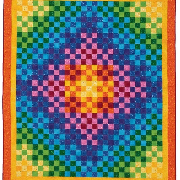Rainbow Quilt Pattern - Etsy