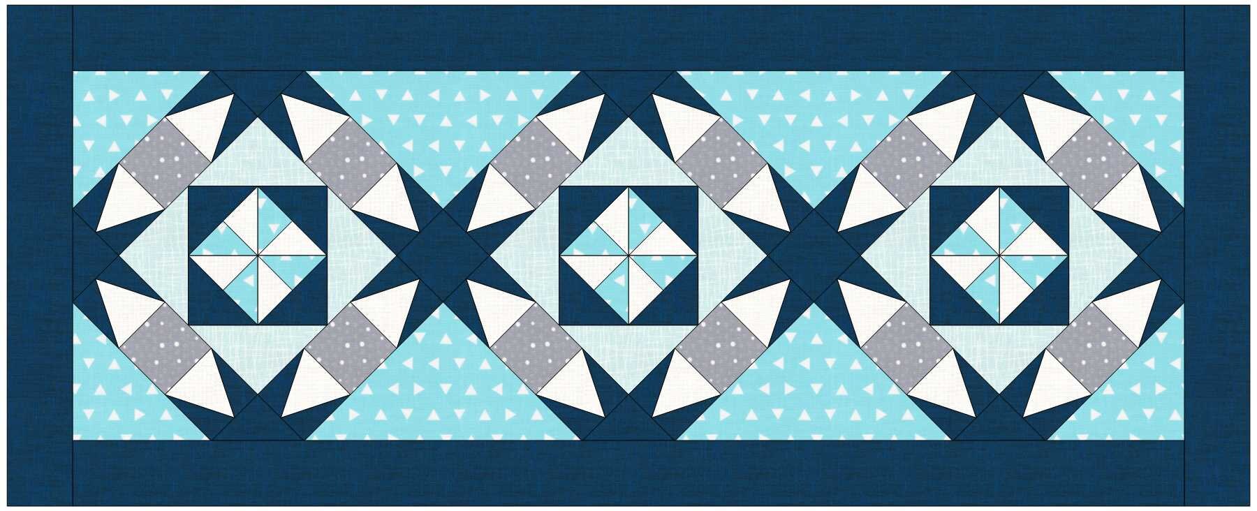 BL178 Blizzard Quilt Pattern 3 sizes and Accuquilt friendly | Etsy