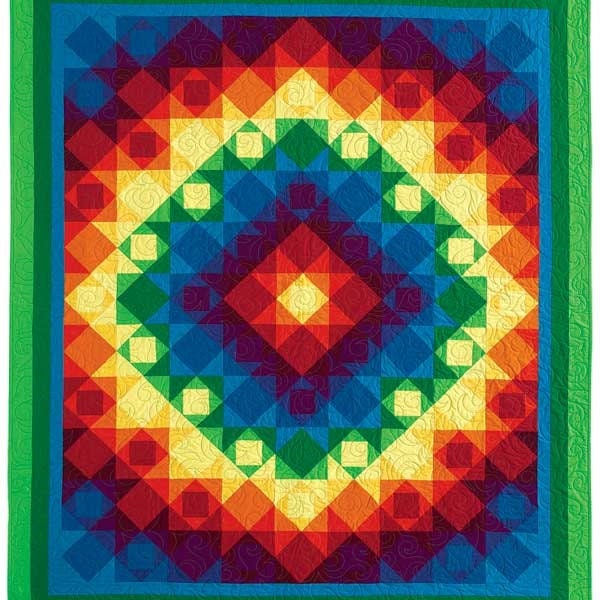 Rainbow Quilt Pattern - Etsy