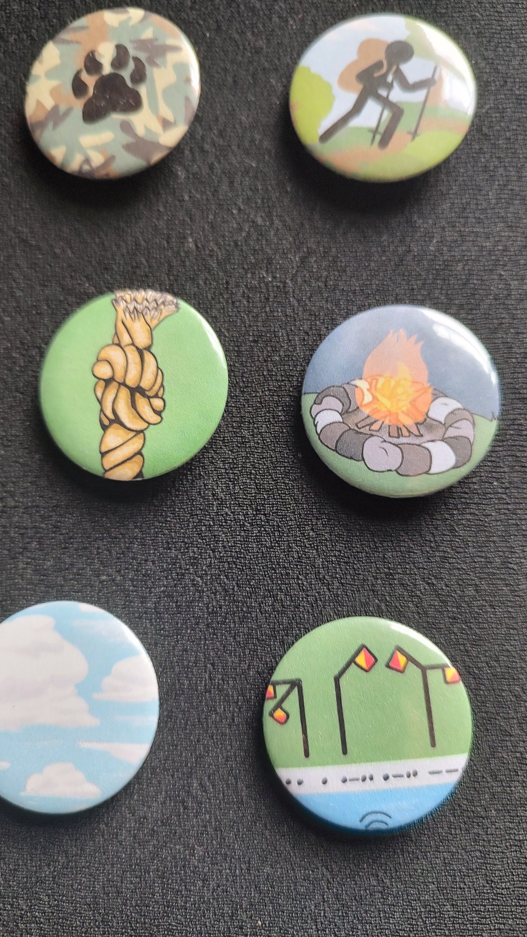 Scouting Button Pins for Scouting for Wild Ones Book (book NOT Included ...