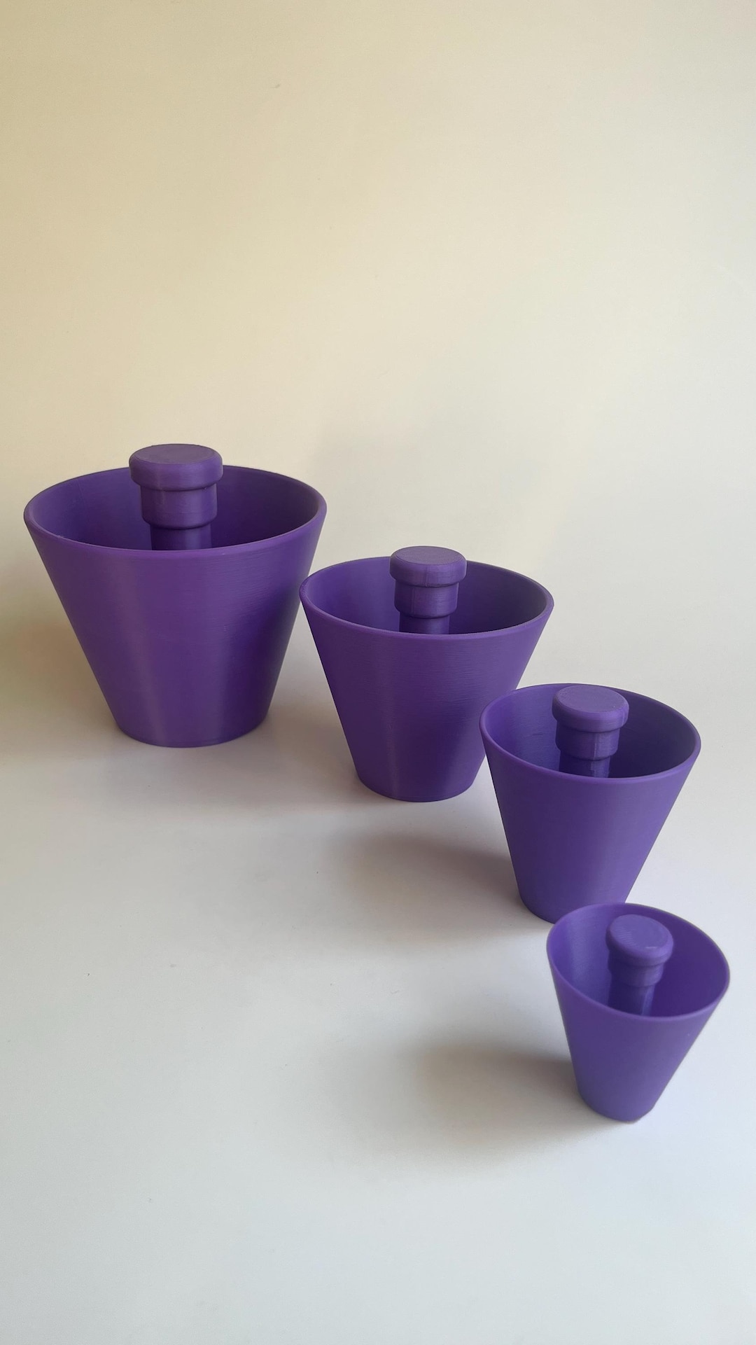 3D Printed Pottery Rim Shaper: Round Ceramic Cone - Set of 4 - Etsy UK