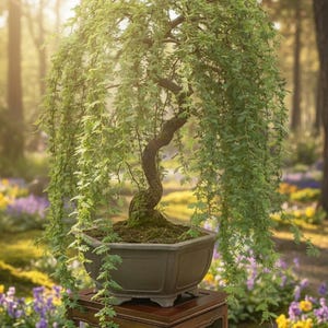 Weeping Willow Bonsai Tree Cutting - Fast Growing Dwarf Indoor/outdoor ...