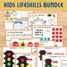 Life Skills for Kids Printable Bundle Learn to Tell Time Phone Number ...