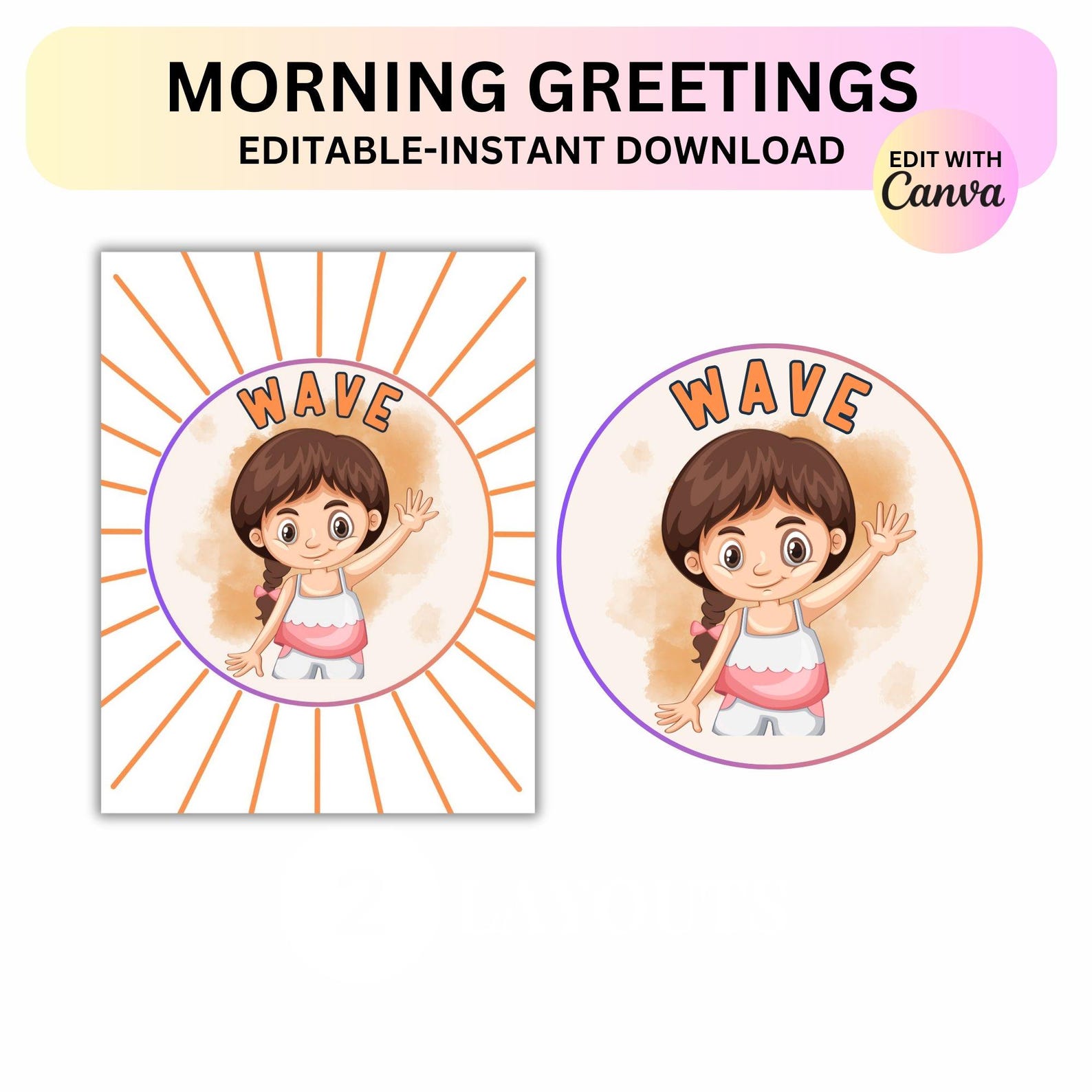 Classroom Morning Greeting Display Pack Morning Greeting for Students ...