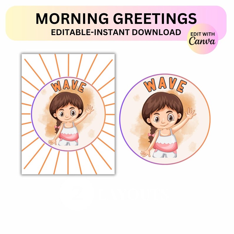 Classroom Morning Greeting Display Pack Morning Greeting for Students ...