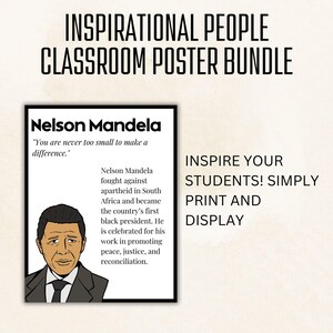 Inspirational People Poster Bundle Diversity Positive Quotes ...