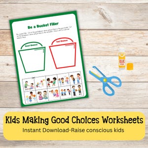 Social Skills Worksheet: Good Vs Bad Choices Sorting (PDF Pattern) - Etsy