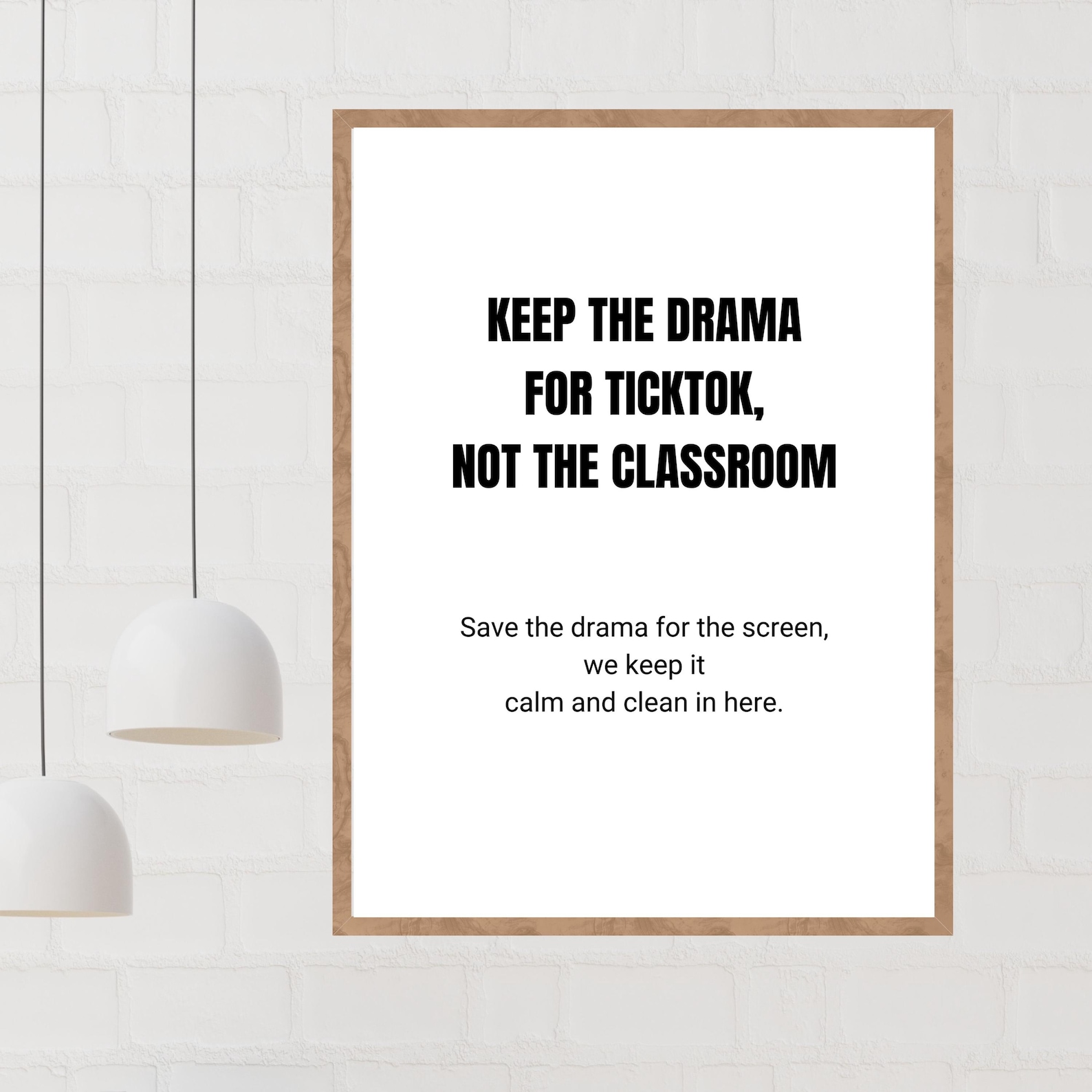Funny Classroom Rules Printable Classroom Decor Black and White School ...