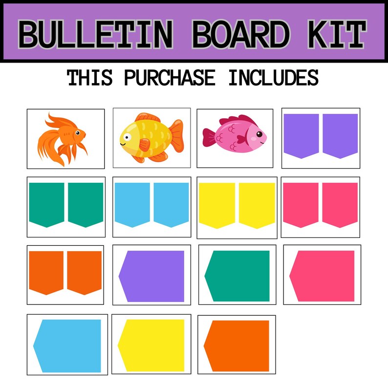 O-FISH-ALLY Back to School Bulletin Board Kit Back to School Bulletin ...