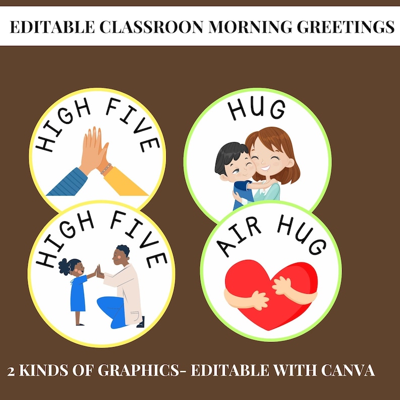 Classroom Morning Greeting Display Pack Morning Greeting for Students ...