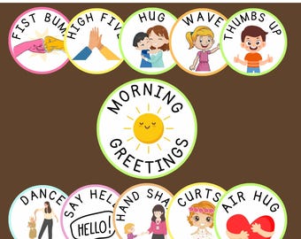 Classroom Morning Greeting Display Pack Morning Greeting for Students ...
