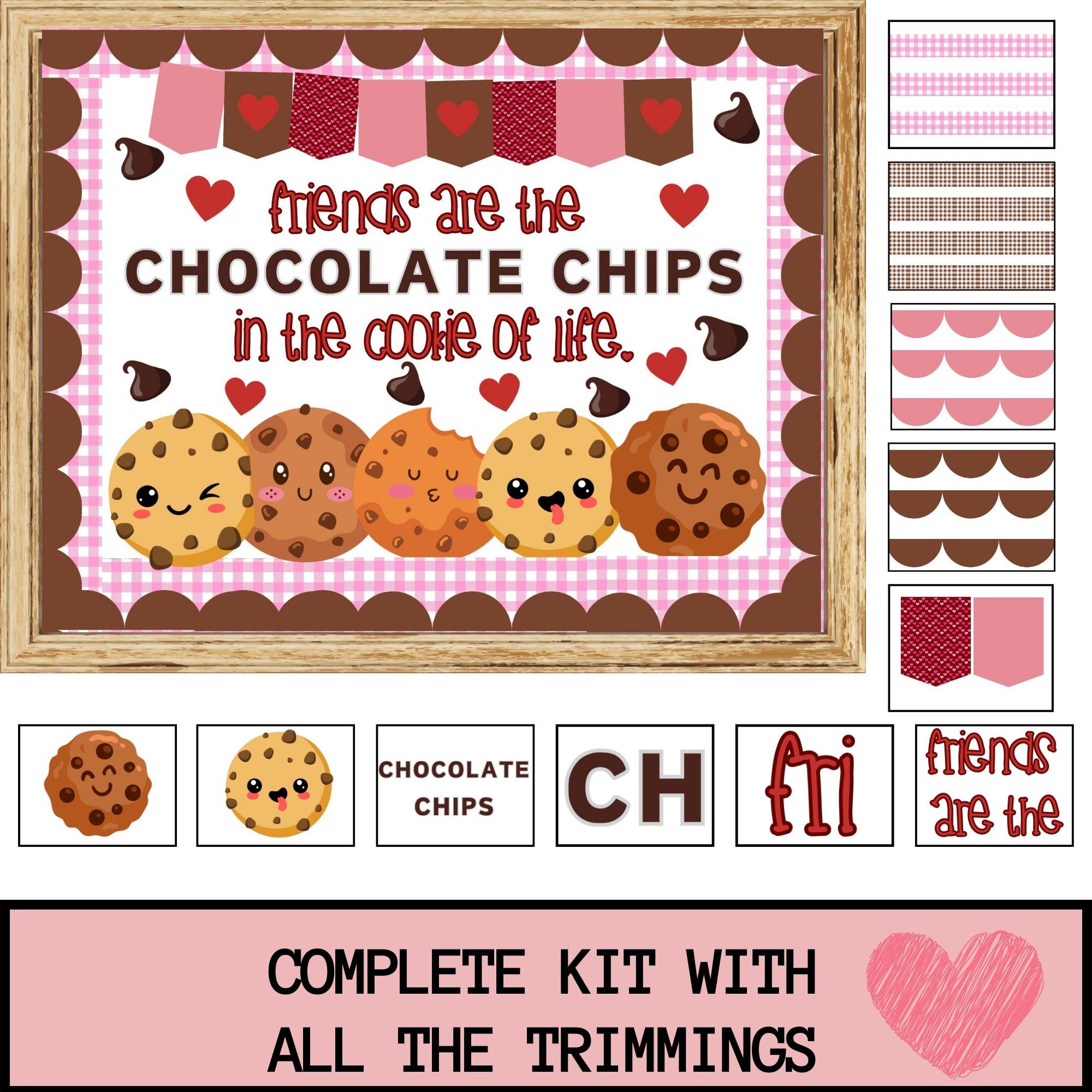 Valentines Bulletin Board Kindness Bulletin Board Cookies Bulletin ...