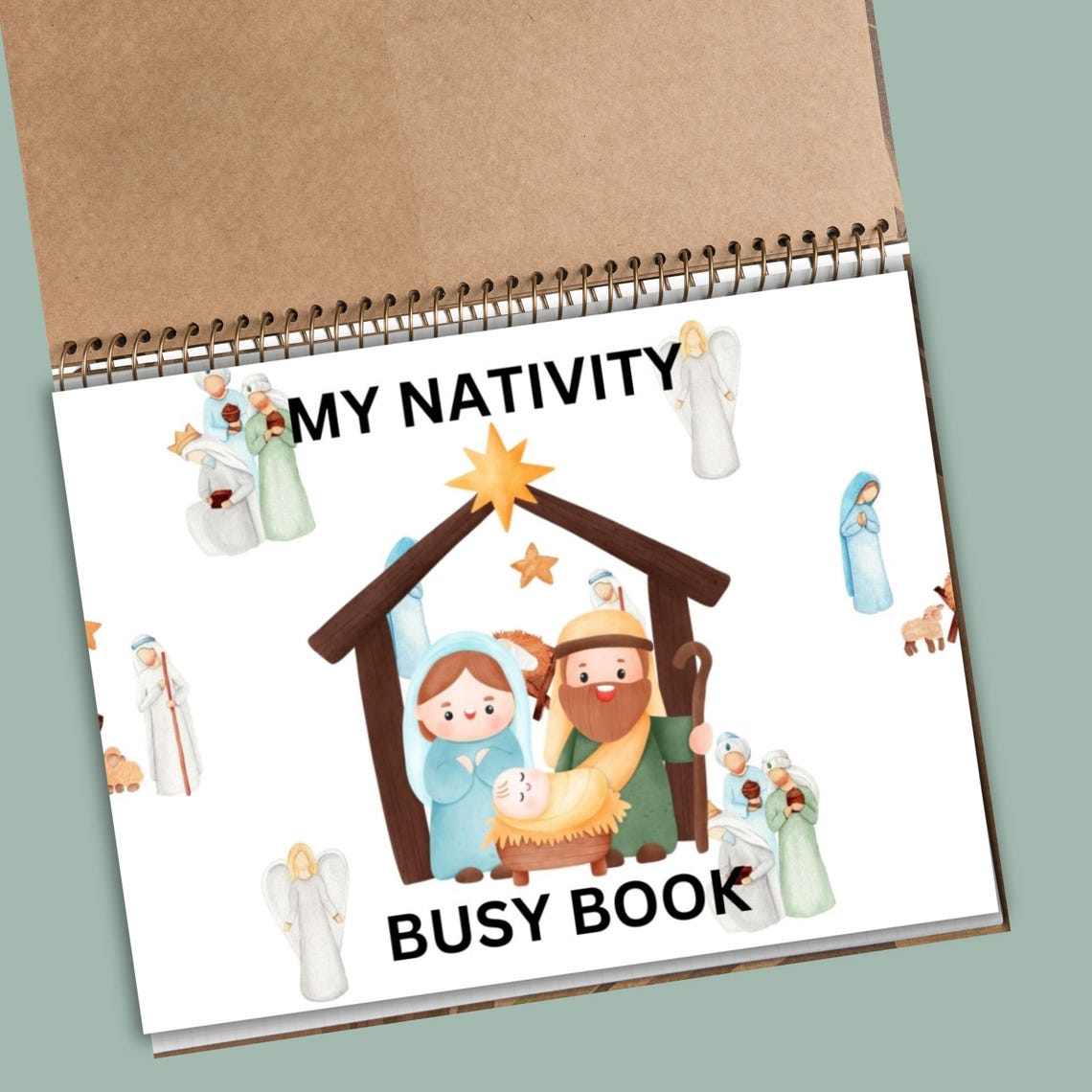 Nativity Busy Book: Christmas Preschool Learning Binder Printable - Etsy