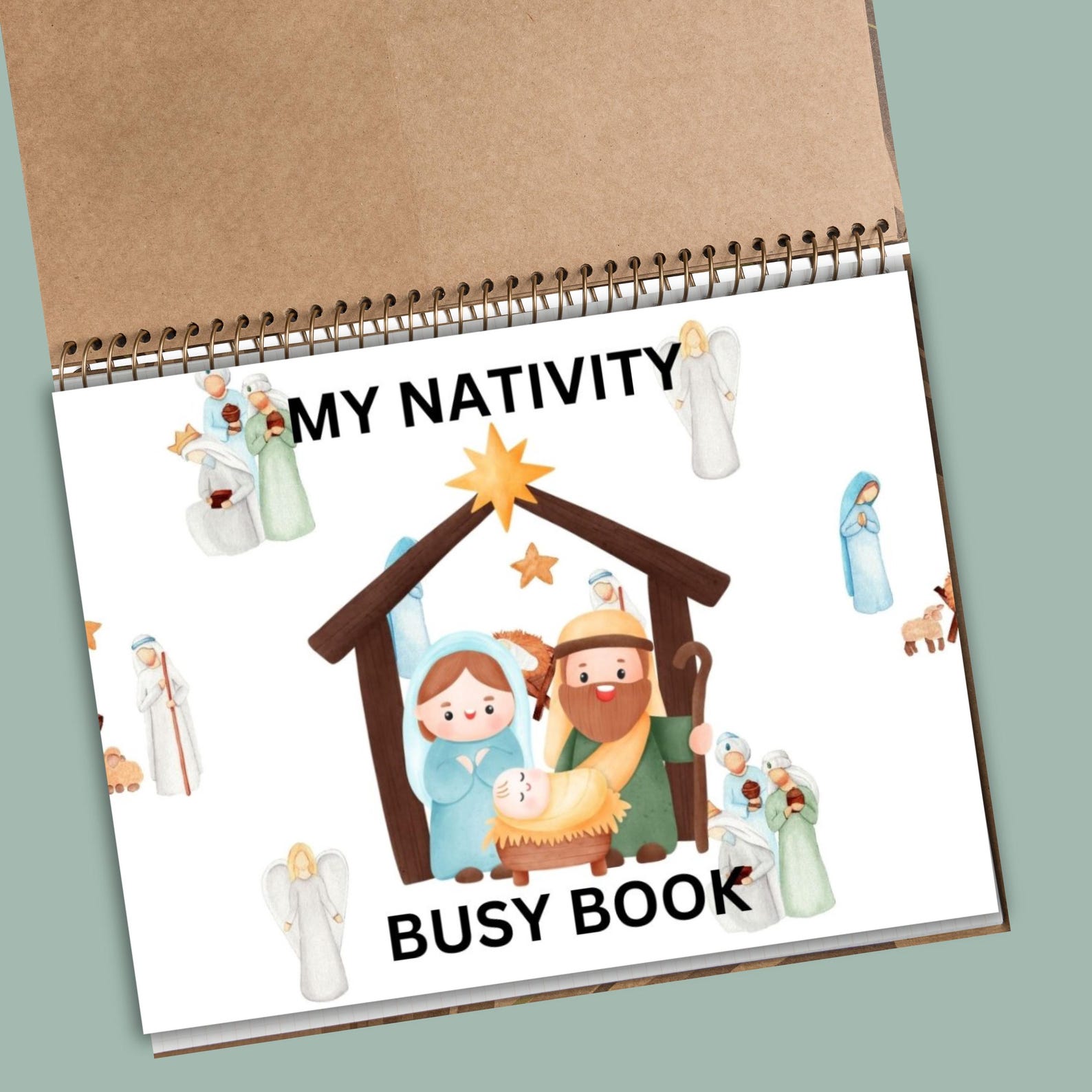 Nativity Busy Book: Christmas Preschool Learning Binder Printable - Etsy