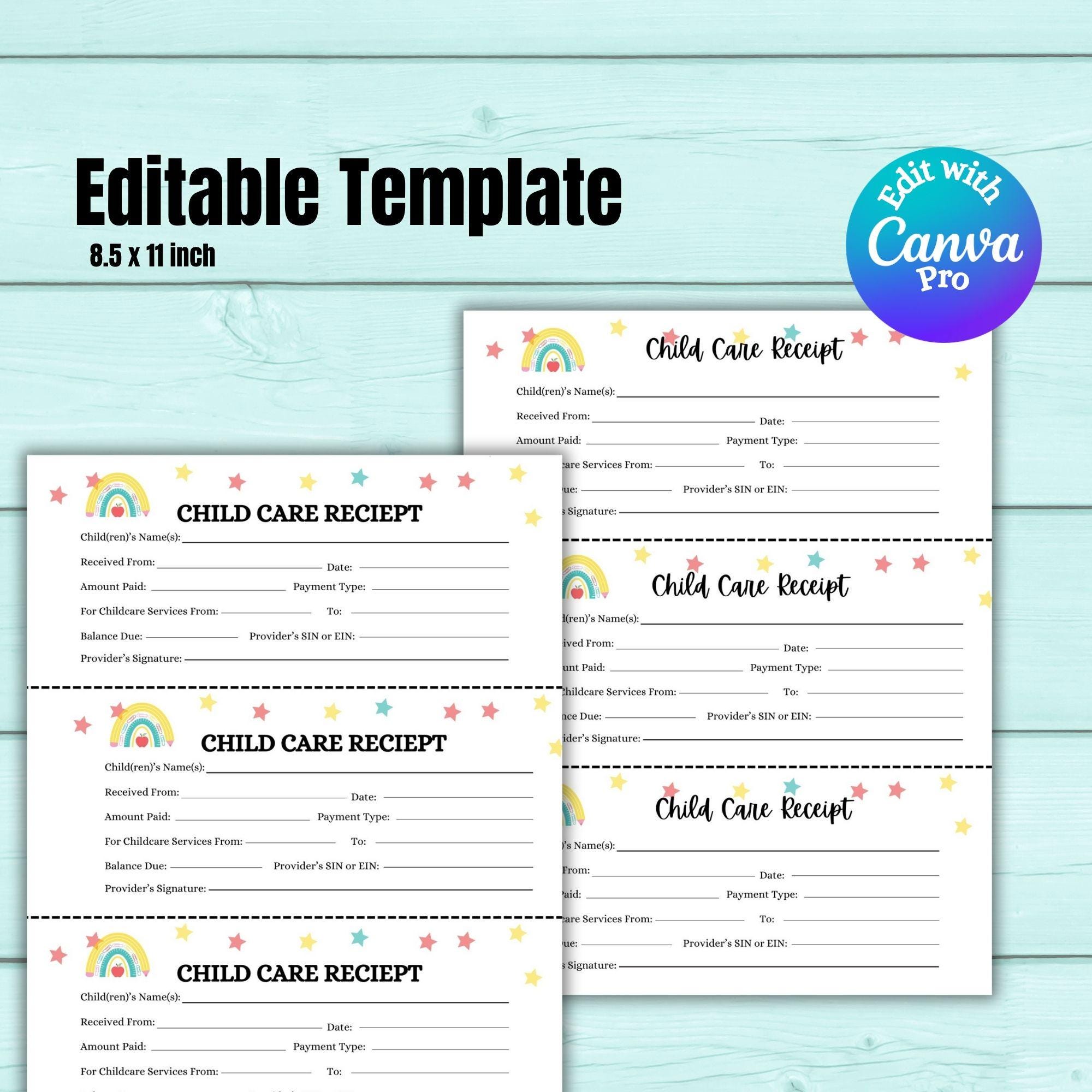 Daycare Forms Bundle Starter Kit Childcare Forms in Home Daycare ...