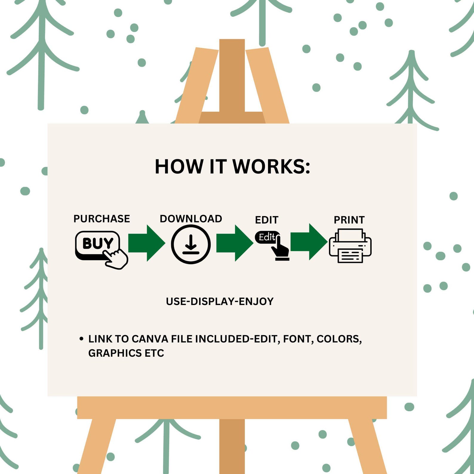 December Christmas School Newsletter Template Canva Pro - Etsy