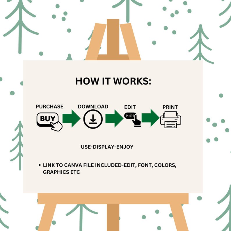 December Christmas School Newsletter Template Canva Pro - Etsy
