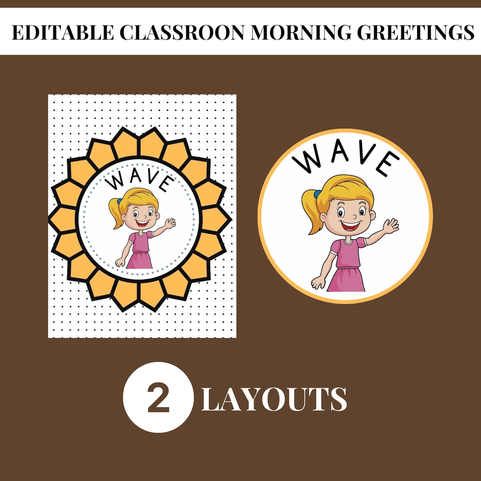 Classroom Morning Greeting Display Pack Morning Greeting for Students ...