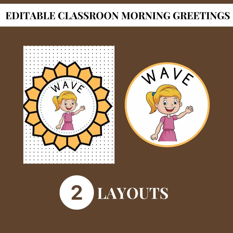 Classroom Morning Greeting Display Pack Morning Greeting for Students ...
