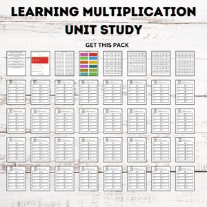 Learn to Multiply Printable Multiplication Charts With Practice ...