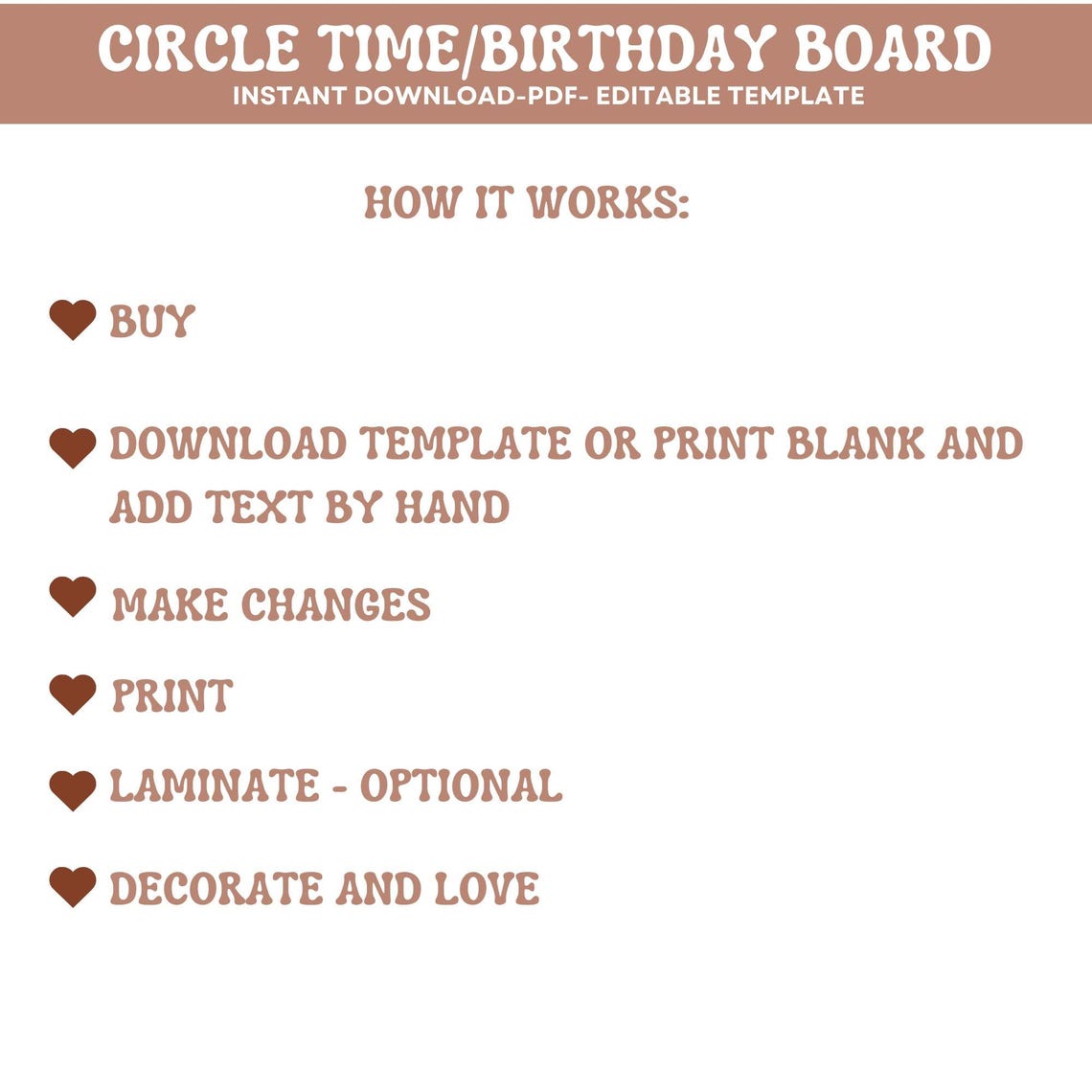 Circle Time Board Daycare Learning Preschool Homeschool Focus Board ...