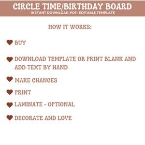 Circle Time Board Daycare Learning Preschool Homeschool Focus Board ...