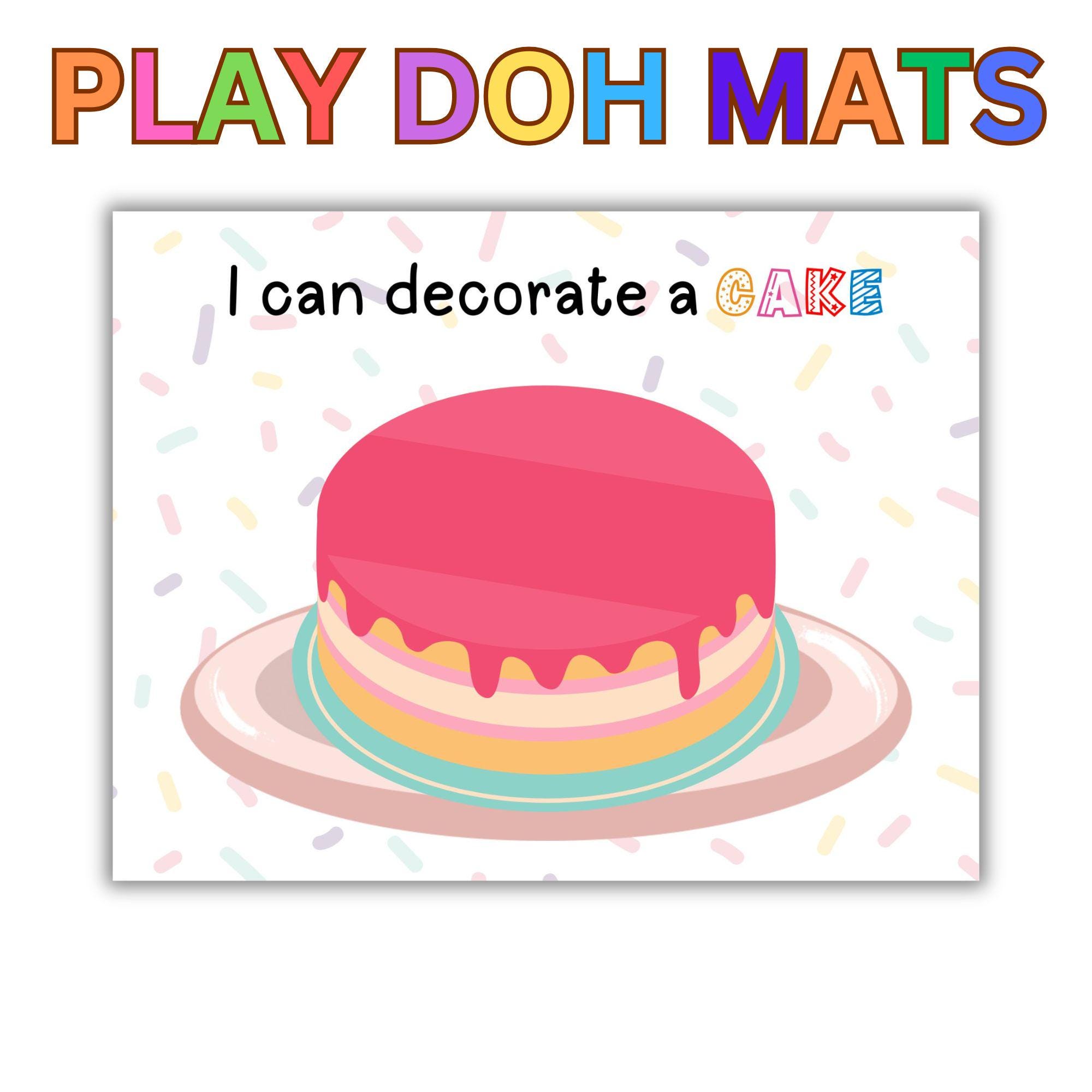 Play Dough Mats - Digital Download Play Dough Activity Montessori ...