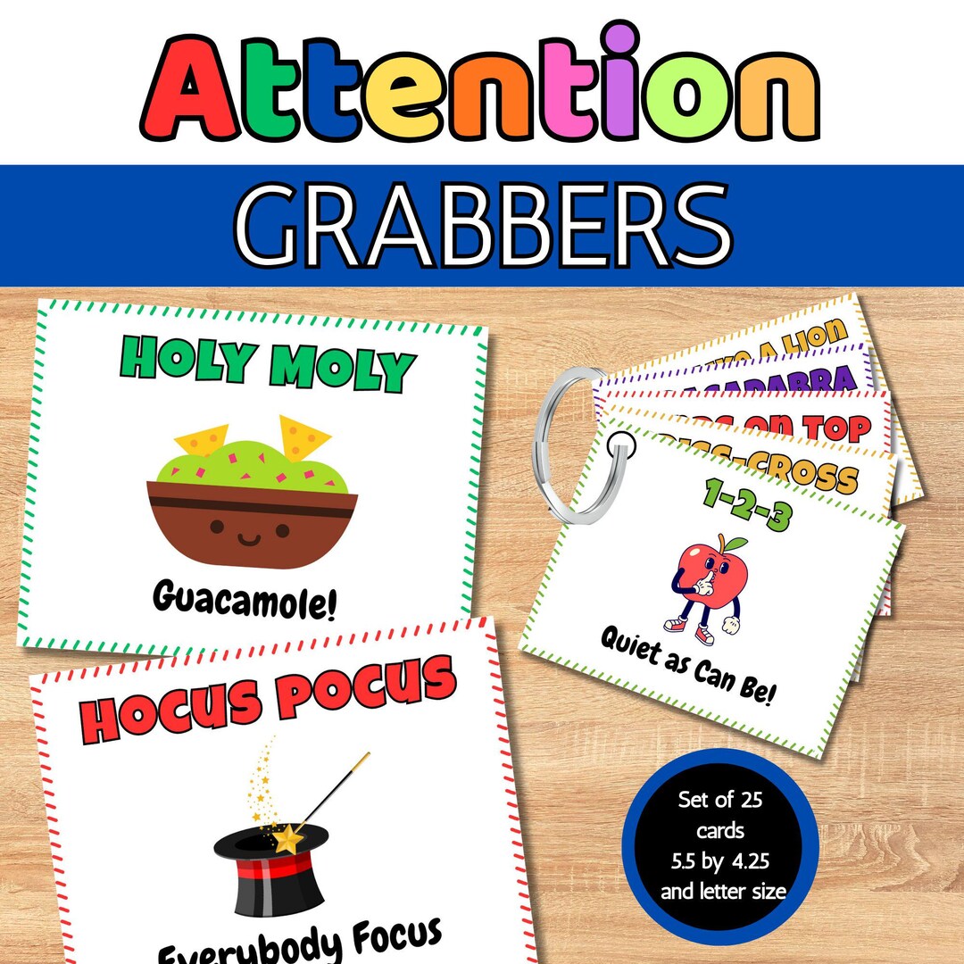 Classroom Callbacks | Fun Teacher Attention Grabbers | Call and ...